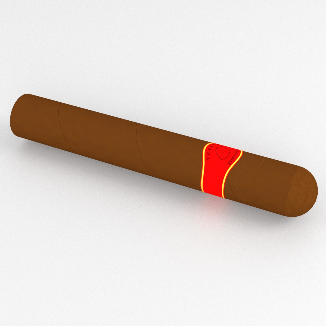 3d cuban cigar model