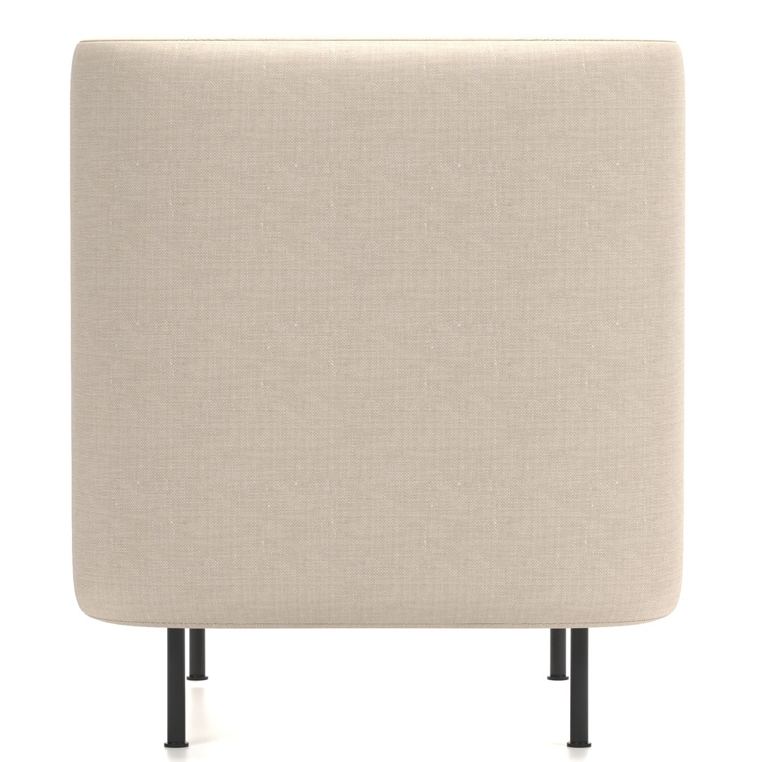 Bloke Lounge Chair 3D model - TurboSquid 2053525