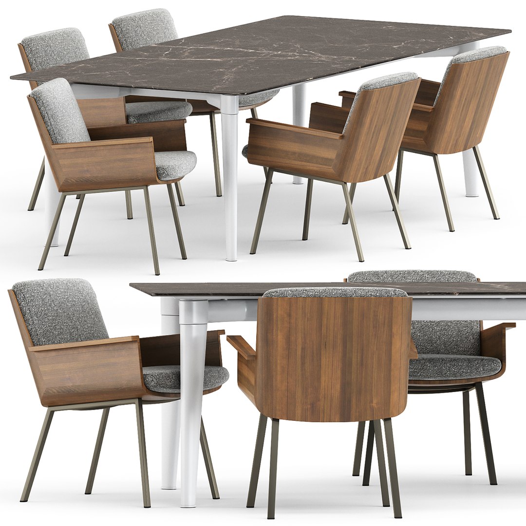 3D Daiki Penthouse Table Model - TurboSquid 1683634