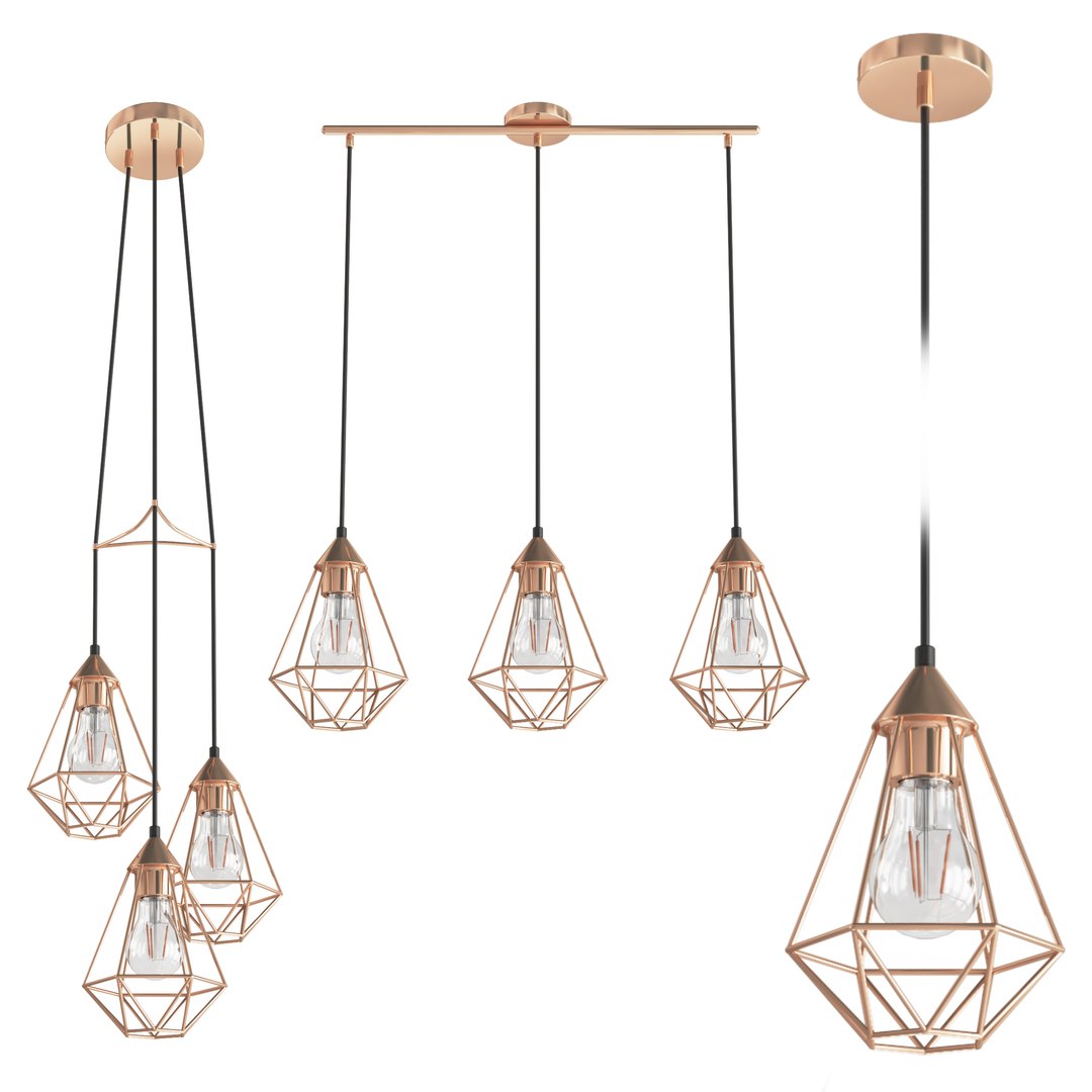 Byron grid lamp 3D model - TurboSquid 1515687