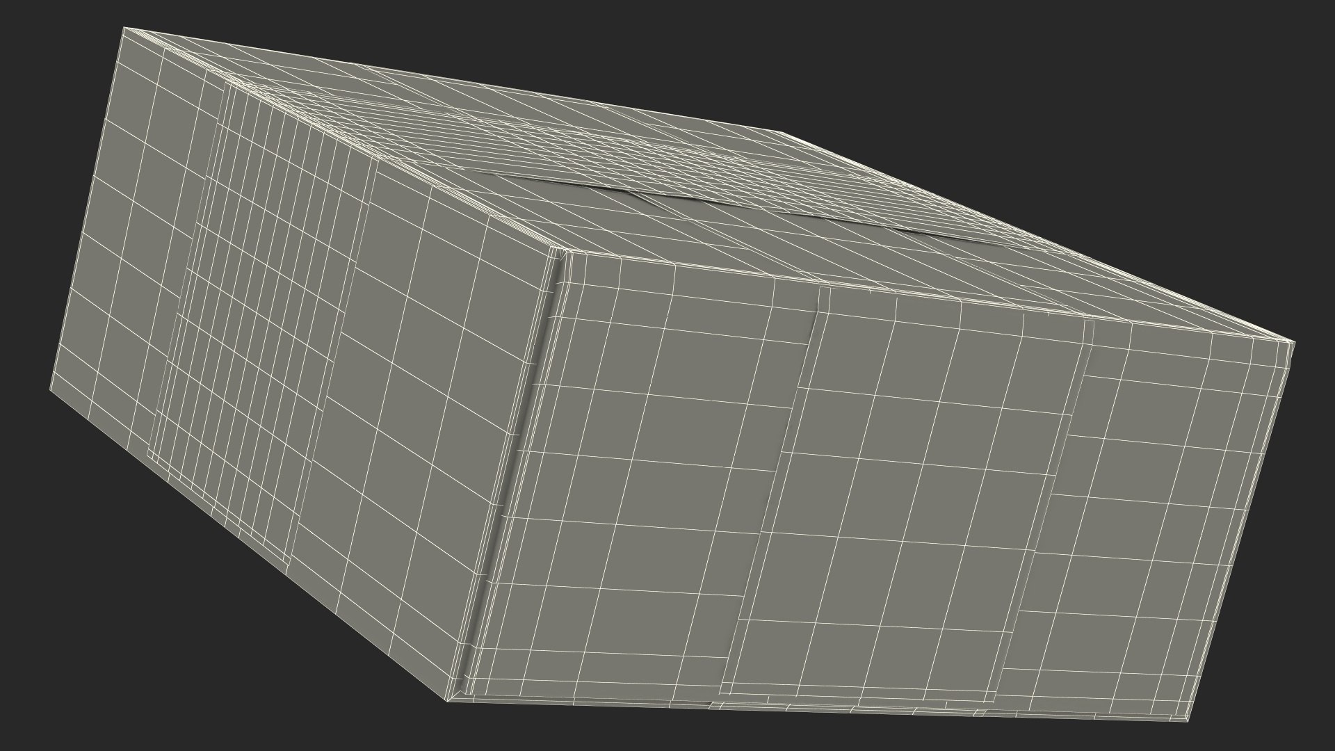 3D Cardboard Box Closed With Tape Model - TurboSquid 2137566