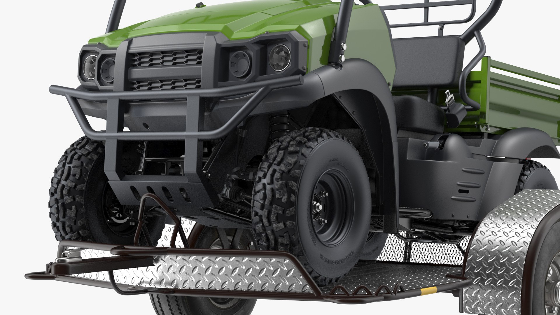 ATV Trailer with 4x4 Quadrocycle 3D - TurboSquid 1790682