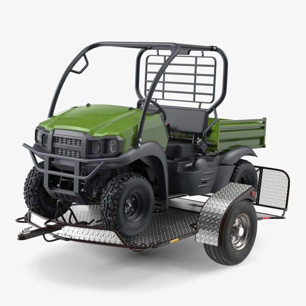 modelo 3d Remolque ATV con cuatriciclo 4x4 - TurboSquid 1790682