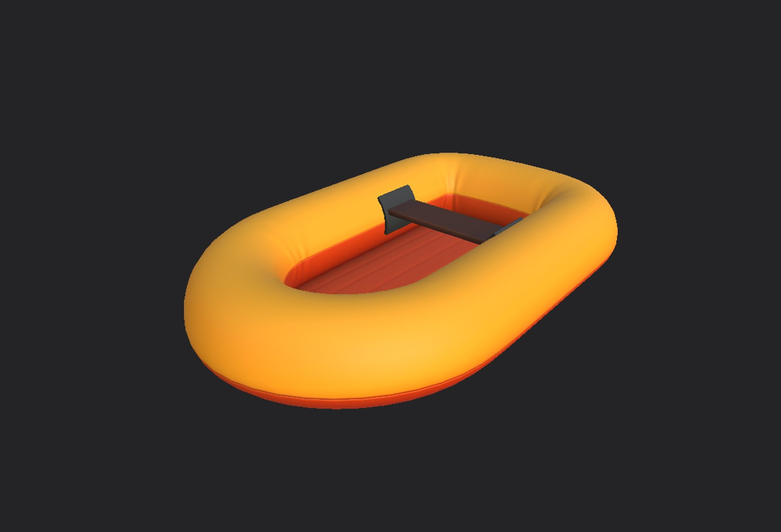 3D Model Rubber Raft - TurboSquid 1460763