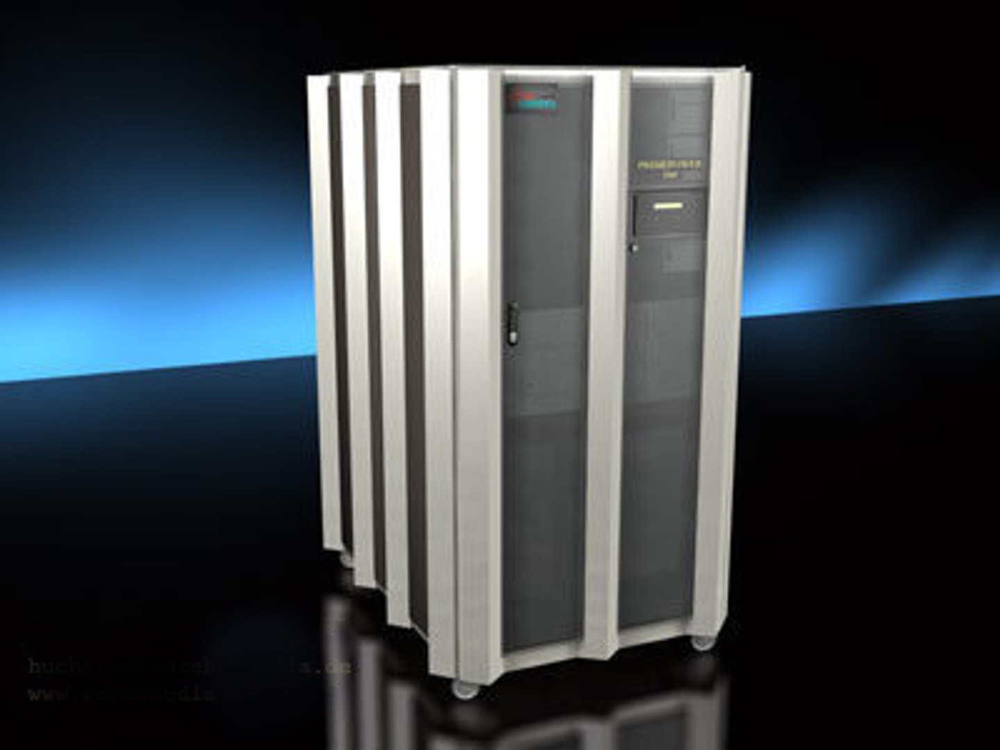 3d Massive Computers Model