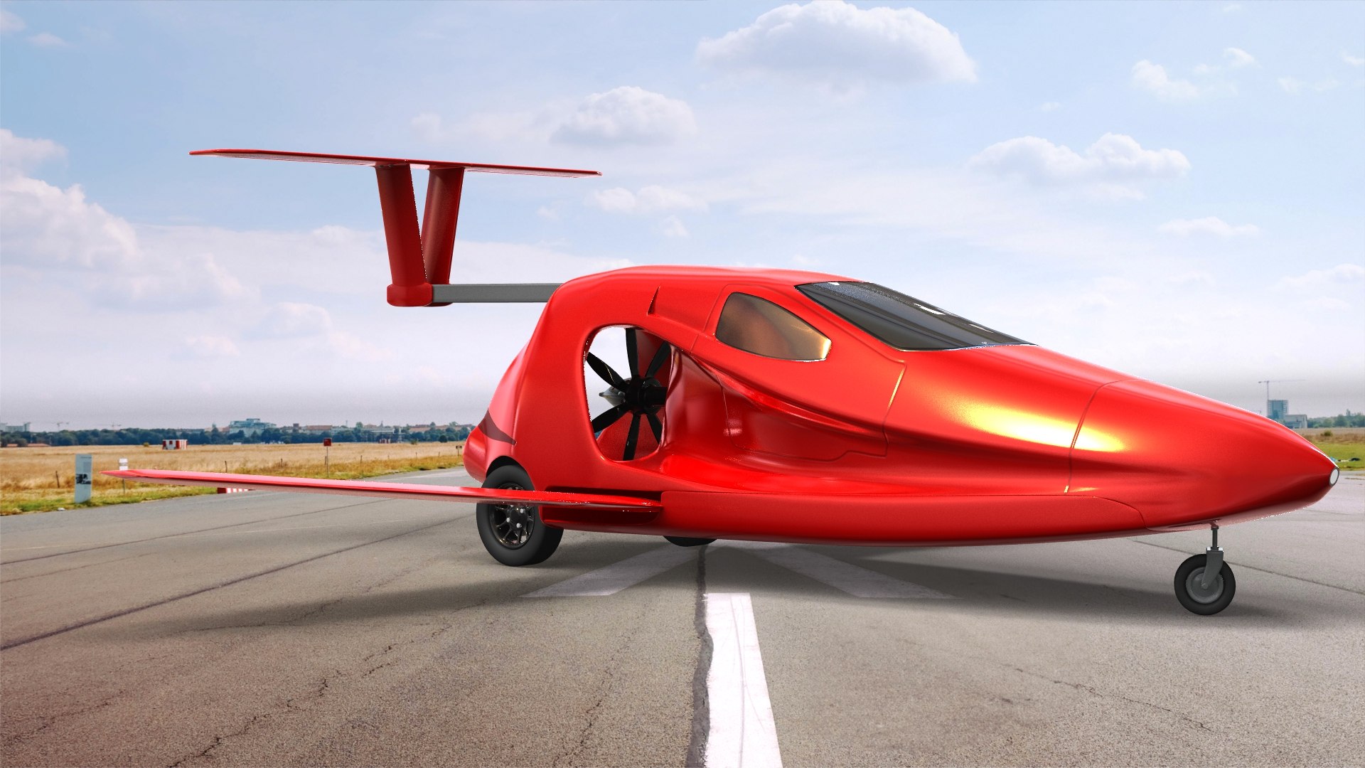 3D Samson Switchblade Flying Car - TurboSquid 2154872