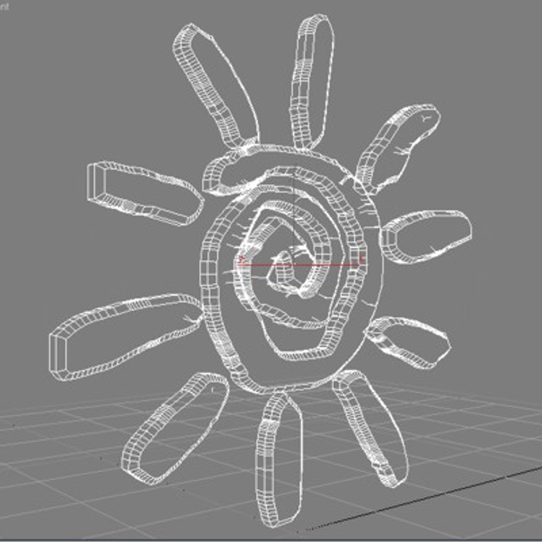 3d iconic sun model