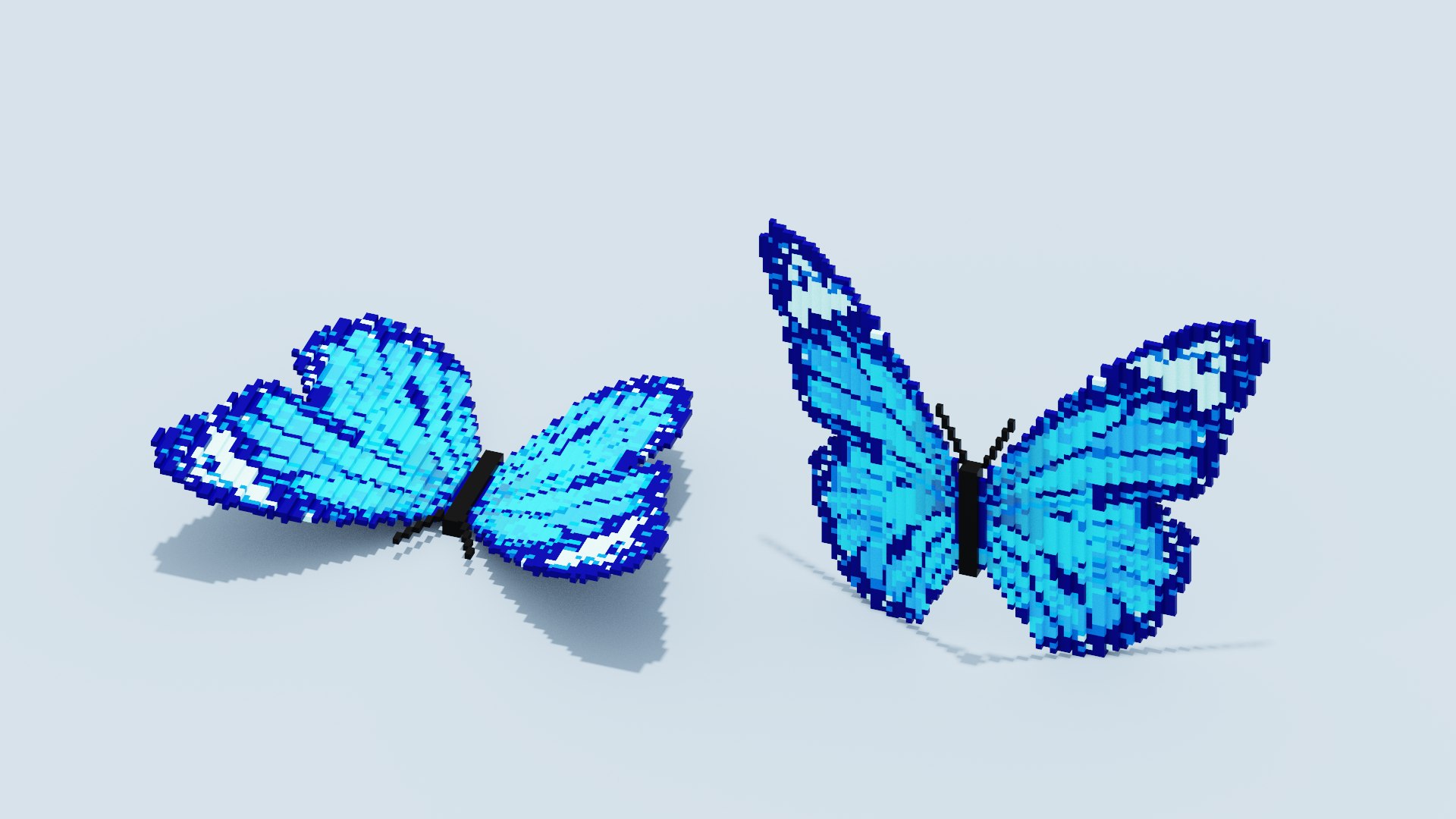 Blue Butterfly 3D model - TurboSquid 2183132