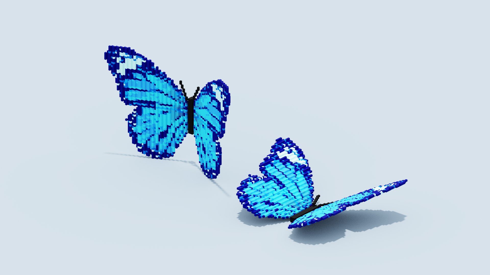 Blue Butterfly 3D model - TurboSquid 2183132