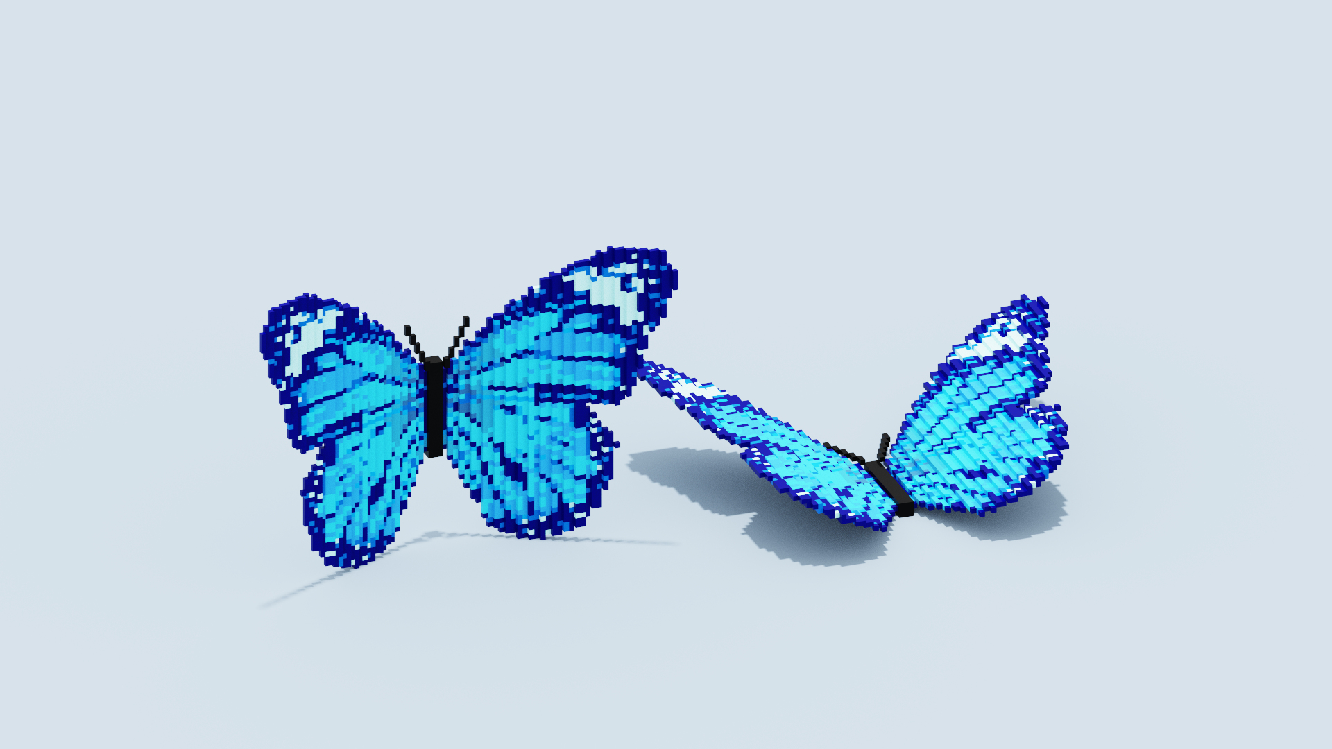 Blue Butterfly 3D model - TurboSquid 2183132