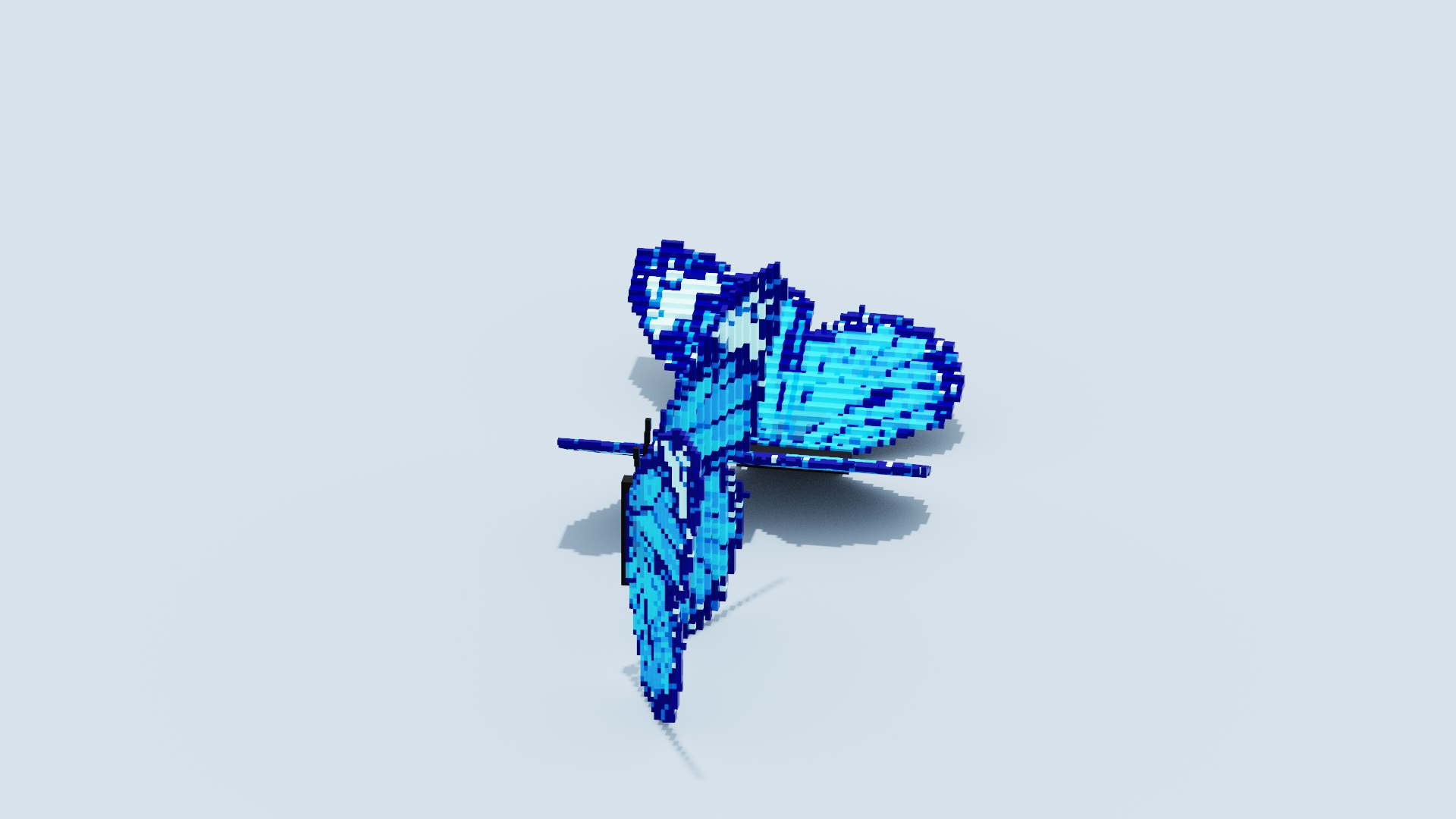 Blue Butterfly 3D model - TurboSquid 2183132