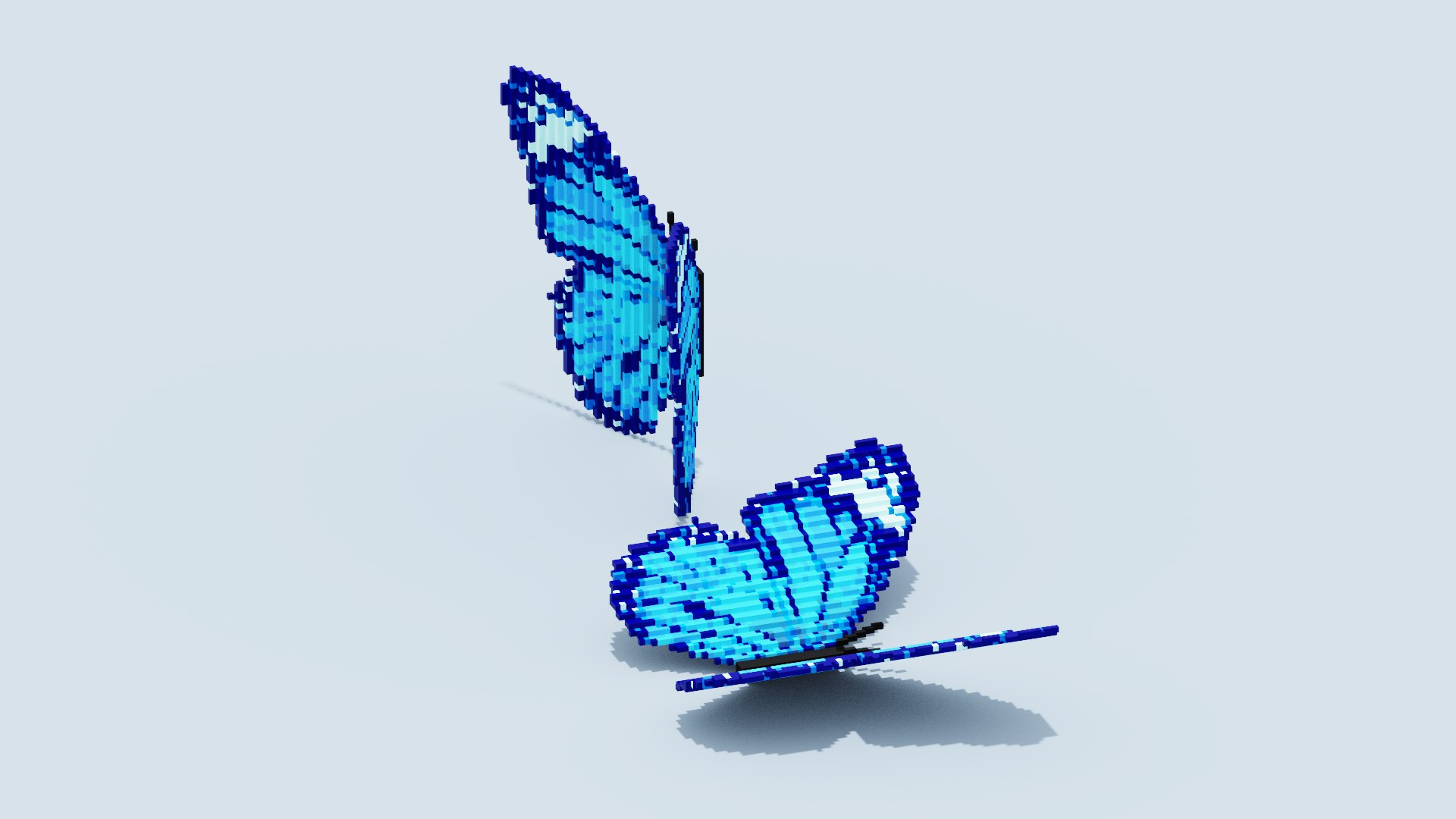 Blue Butterfly 3D model - TurboSquid 2183132