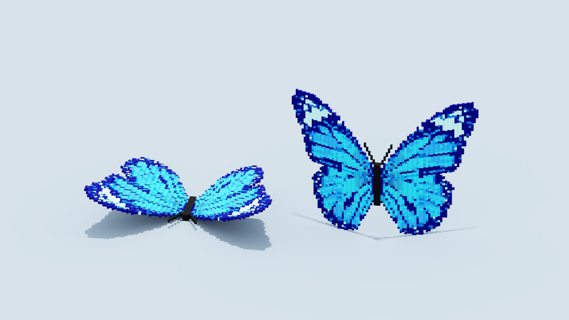 Blue Butterfly 3D model - TurboSquid 2183132