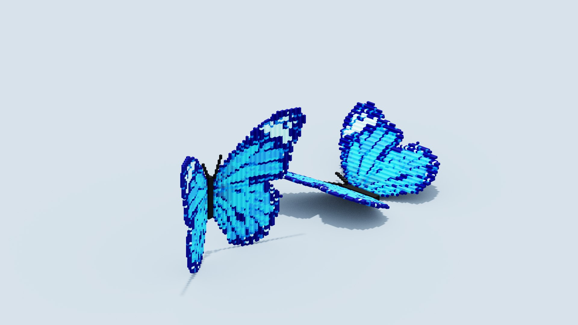 Blue Butterfly 3D model - TurboSquid 2183132
