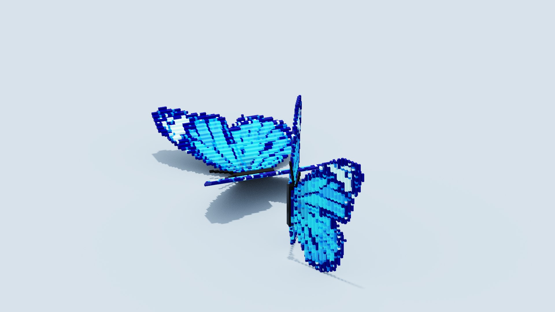 Blue Butterfly 3D model - TurboSquid 2183132