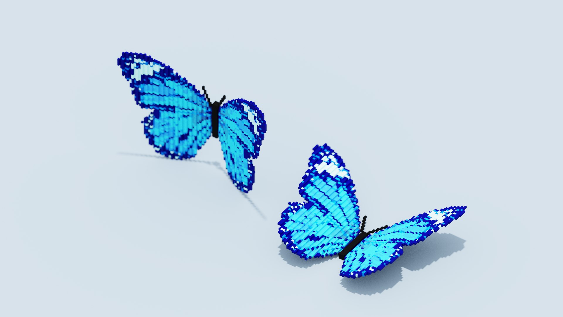 Blue Butterfly 3D model - TurboSquid 2183132