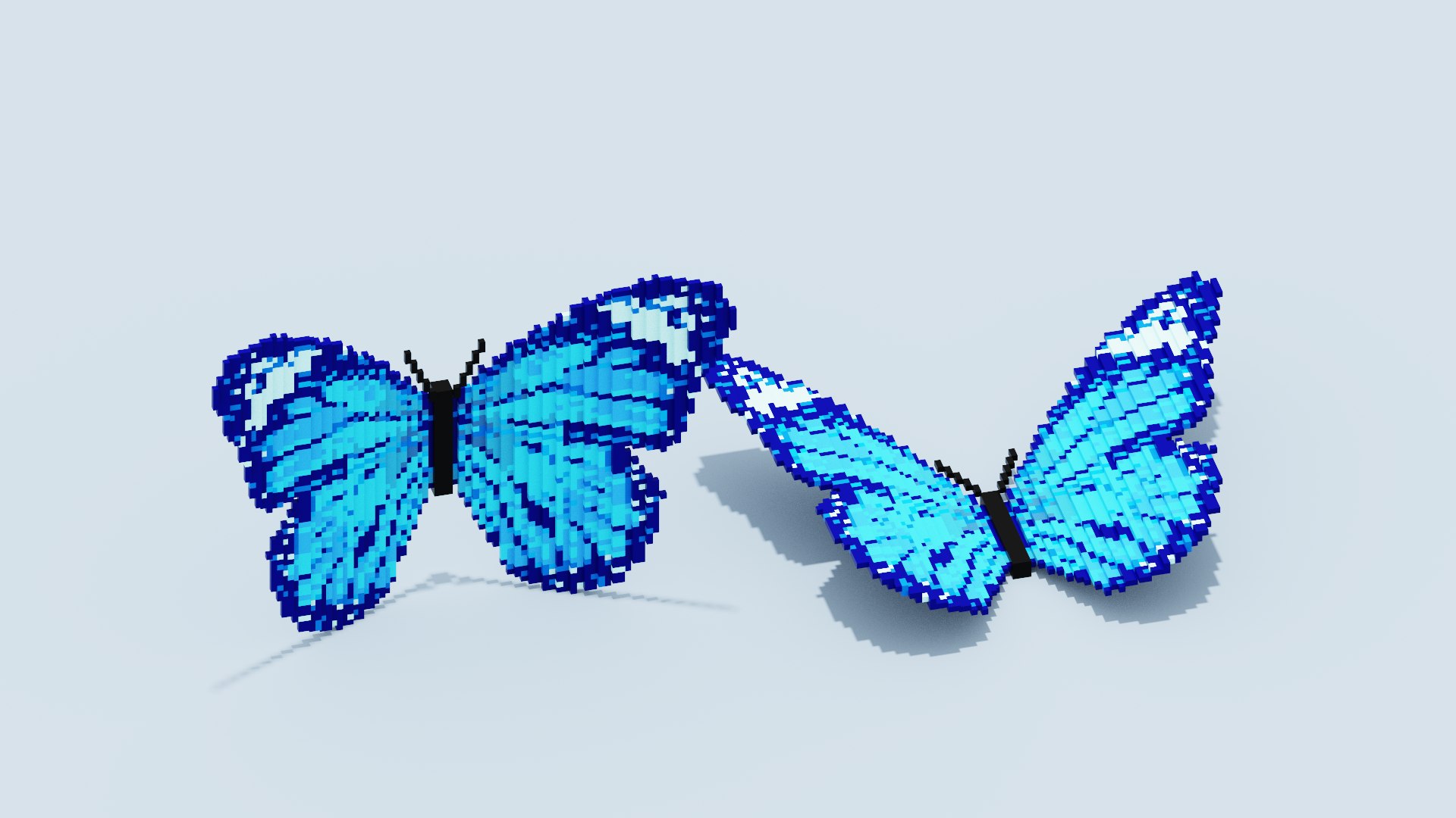 Blue Butterfly 3D model - TurboSquid 2183132
