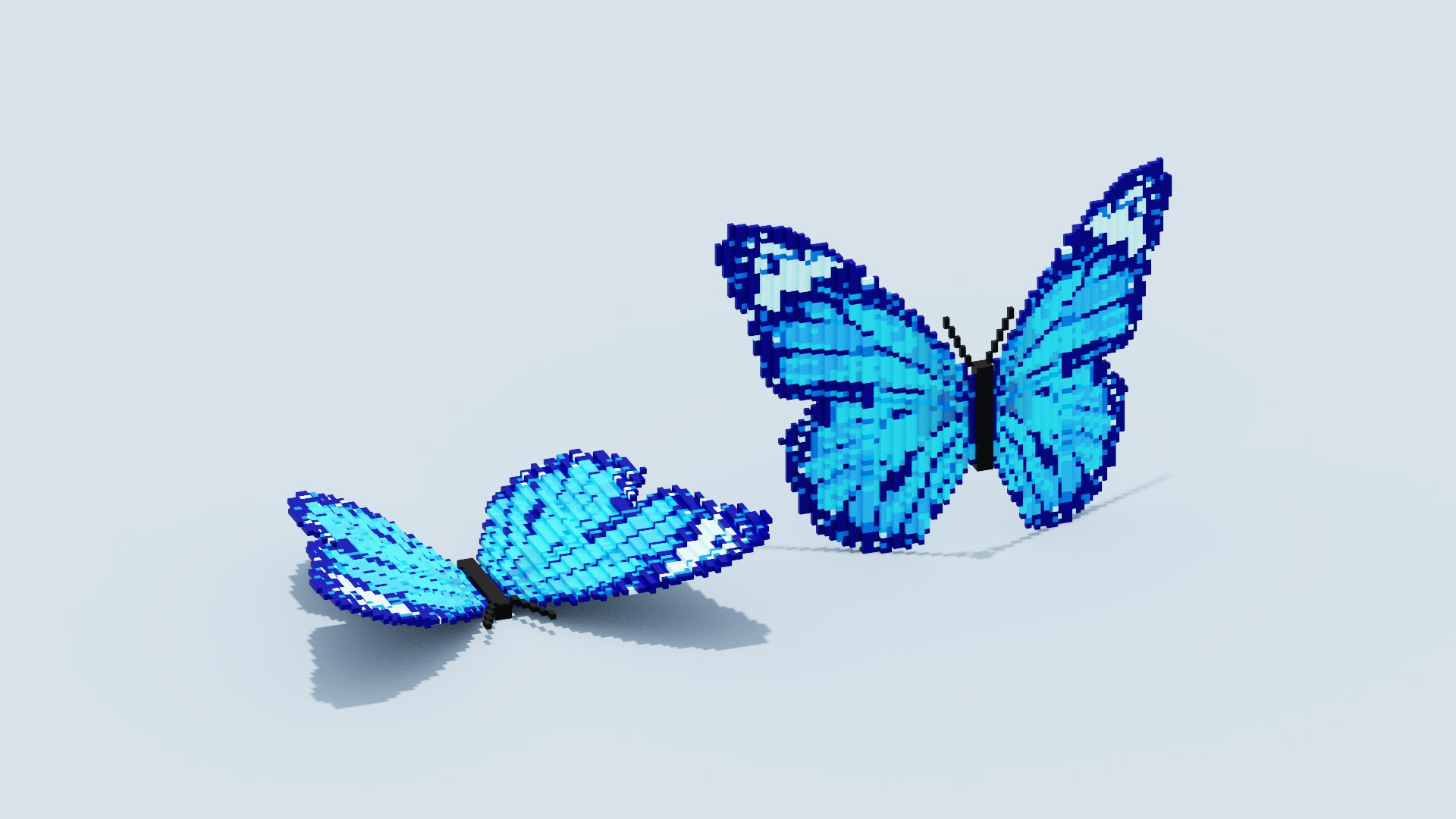 Blue Butterfly 3D model - TurboSquid 2183132
