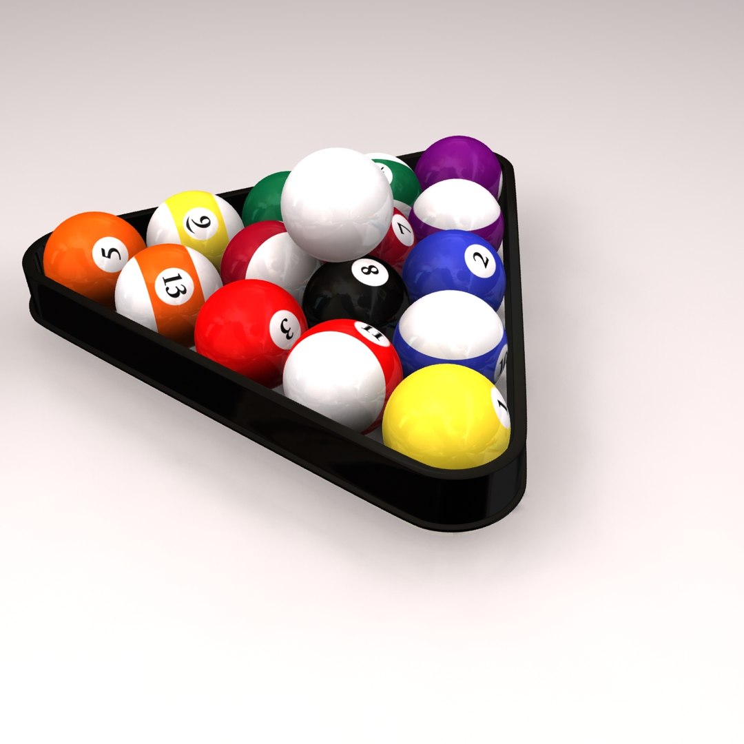 3ds Max Billiard Balls