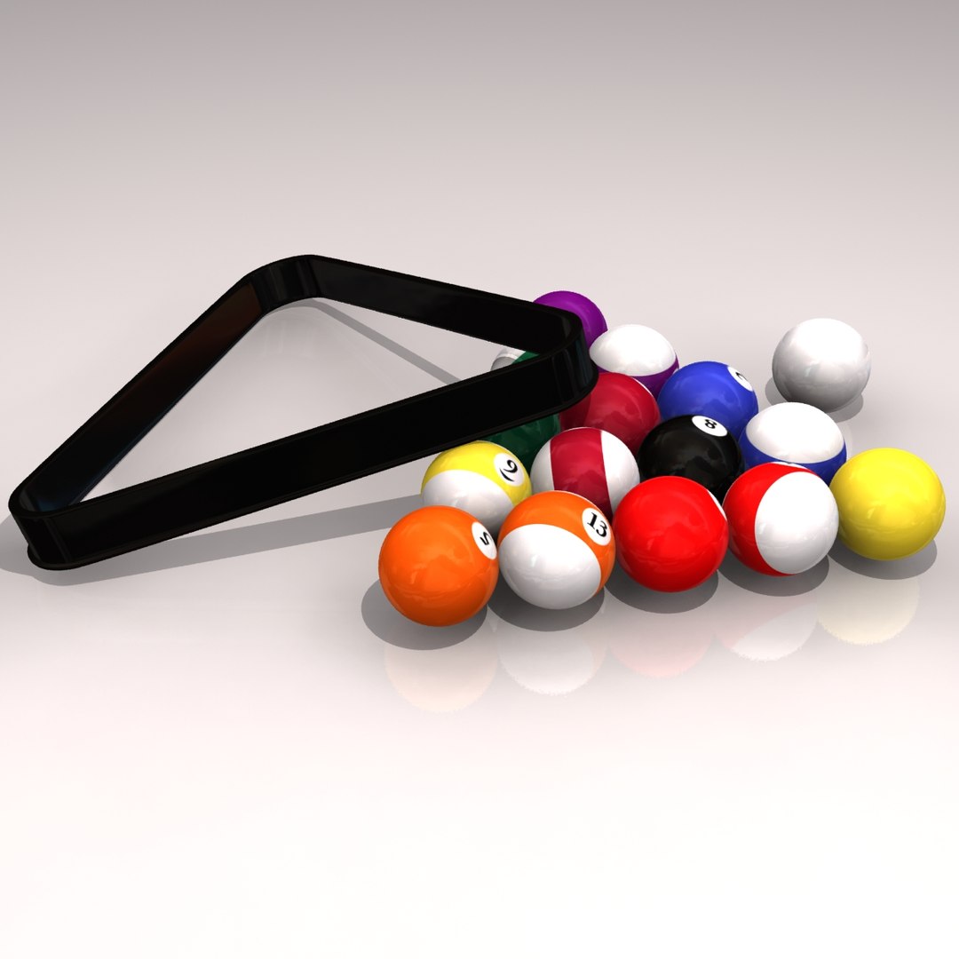 3ds Max Billiard Balls
