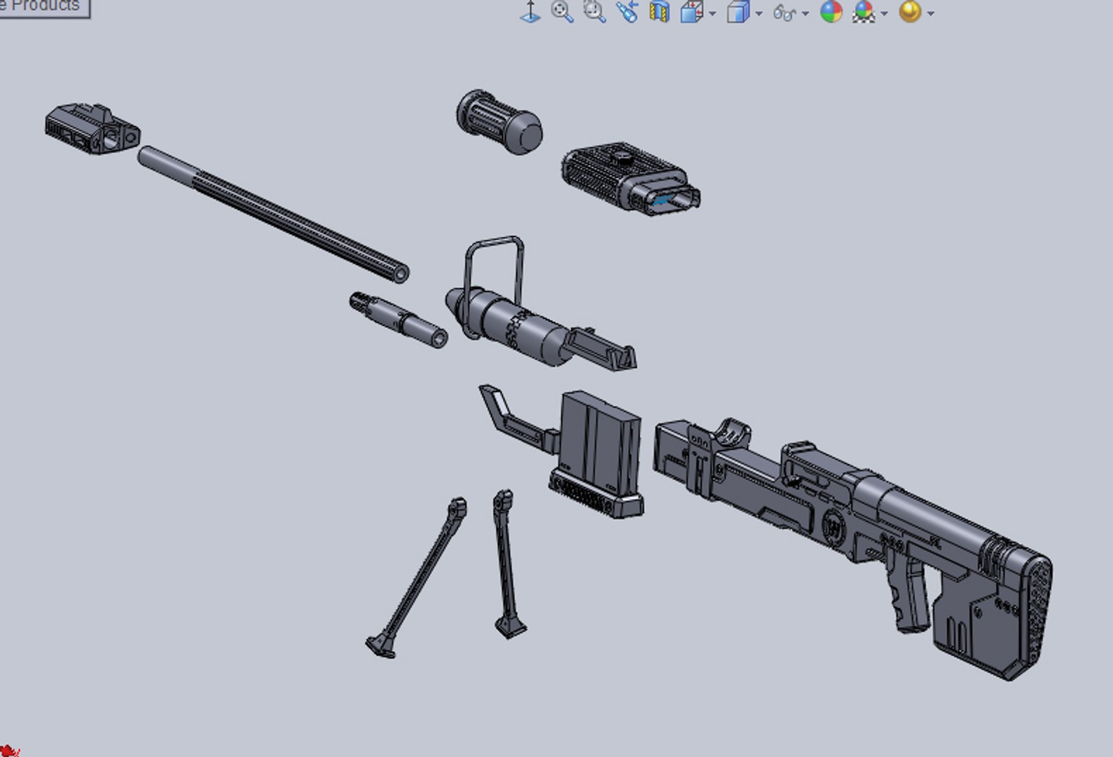 3d Srs99d Sniper Rifle
