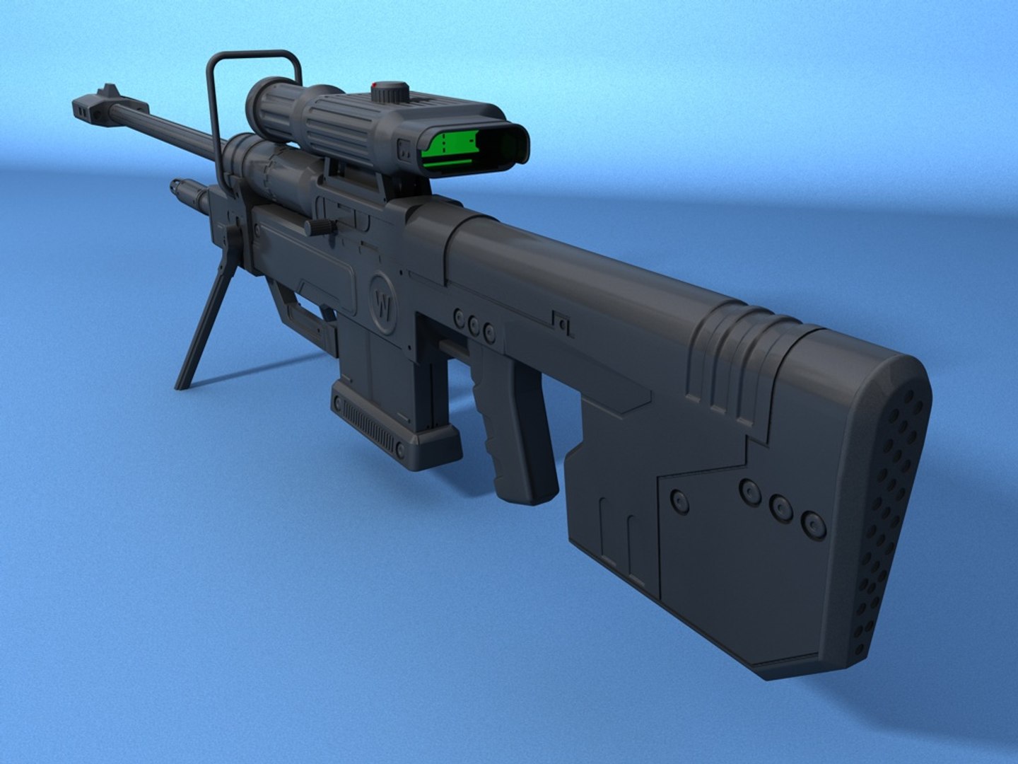 3d Srs99d Sniper Rifle
