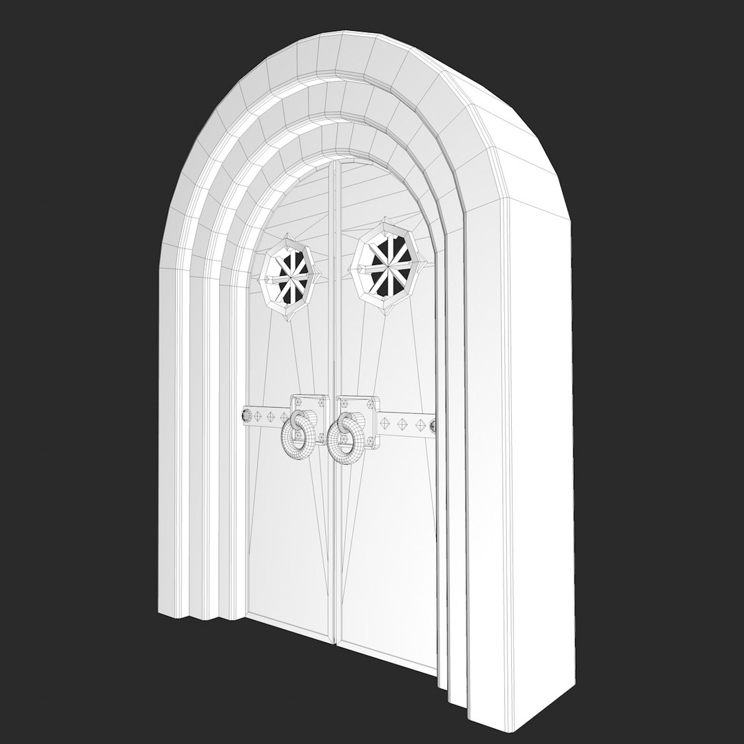 3d 3ds Door Fantasy Architecture