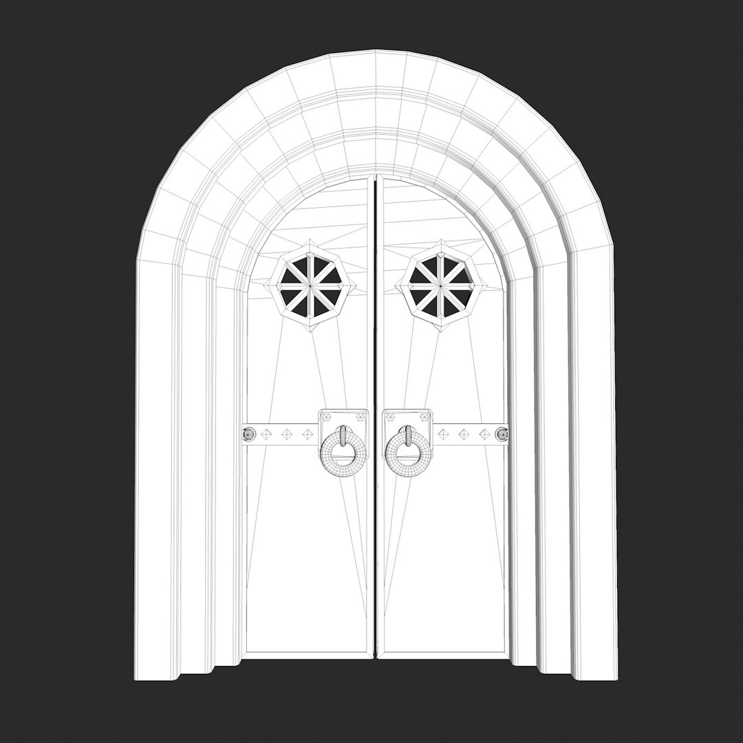 3d 3ds Door Fantasy Architecture