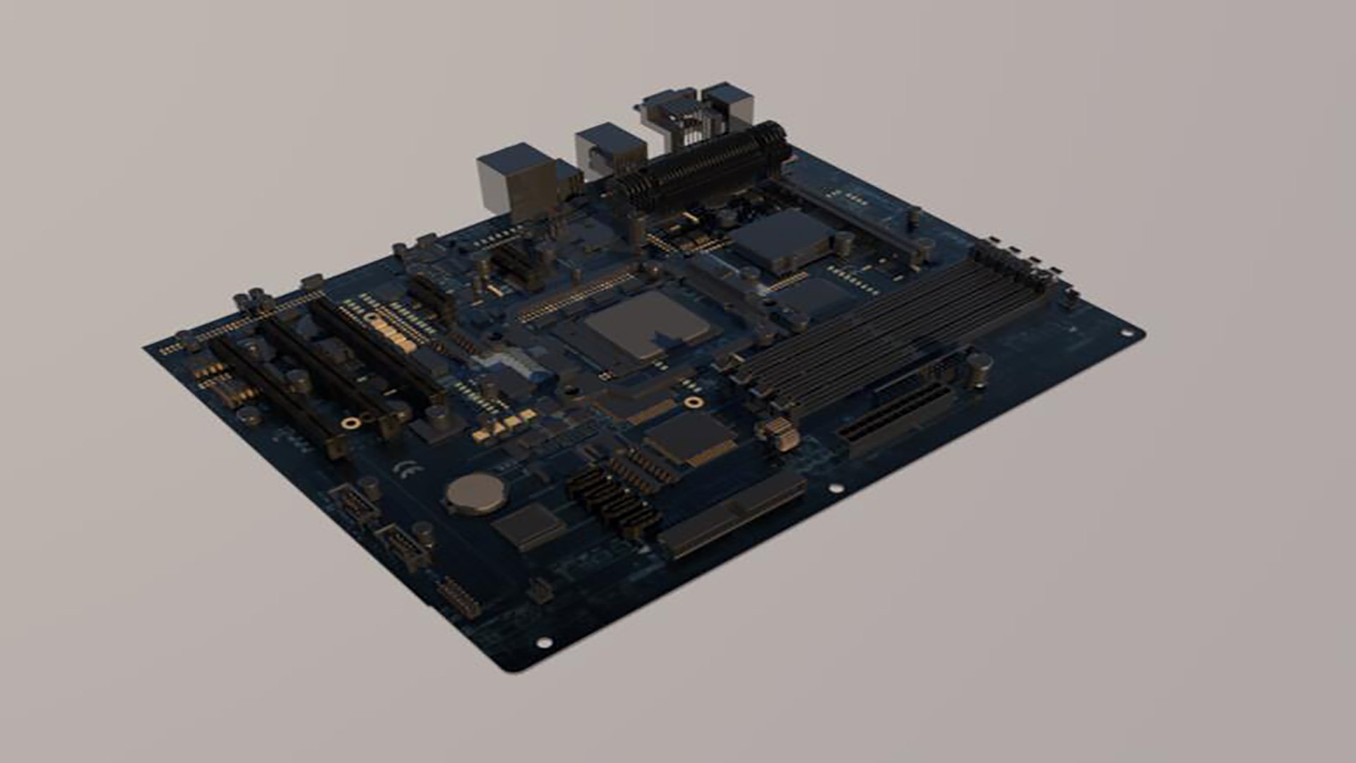 Motherboard animation 3D 모델 - TurboSquid 1926500