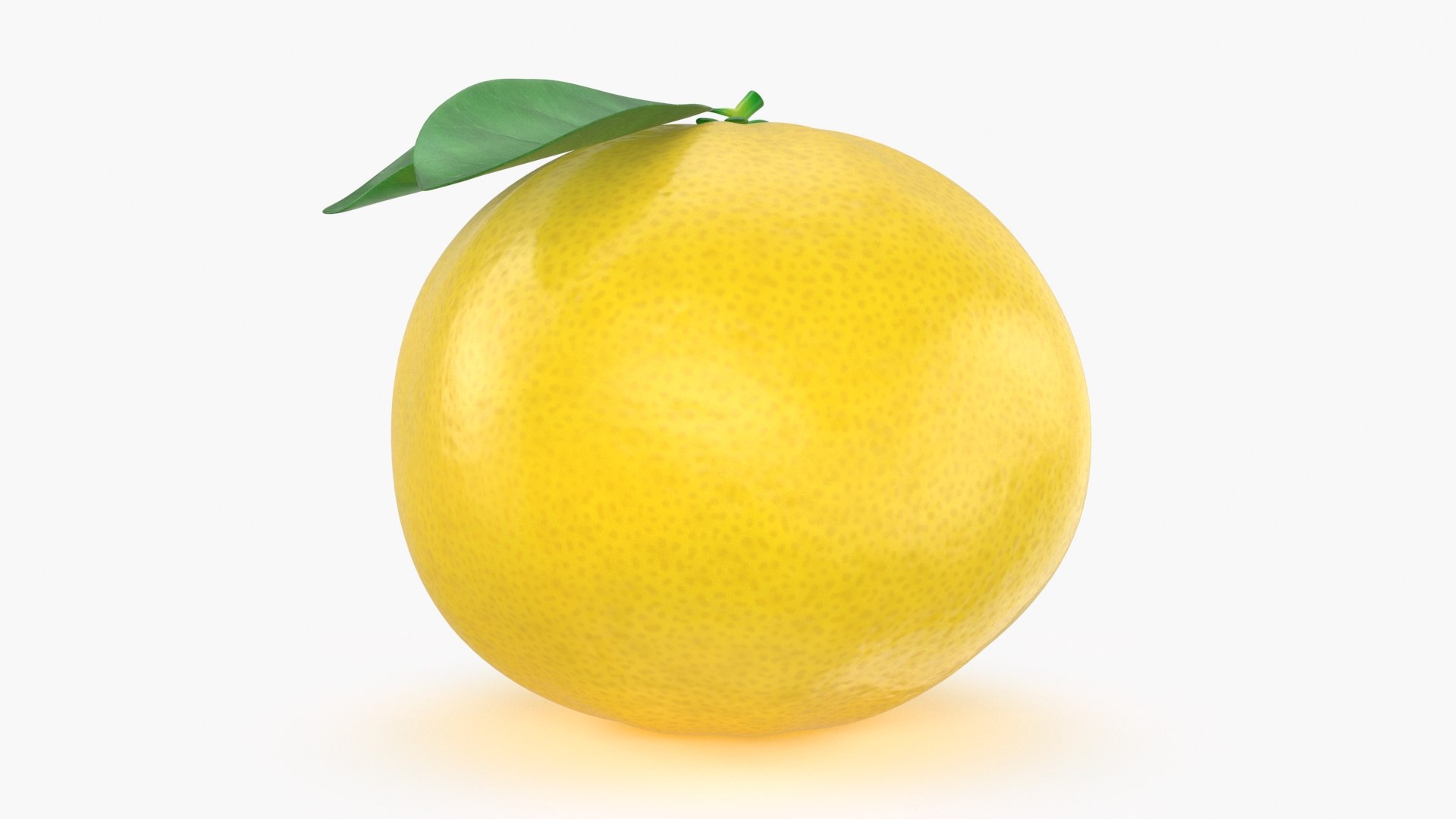 3D Whole Grapefruit Yellow - TurboSquid 1998109