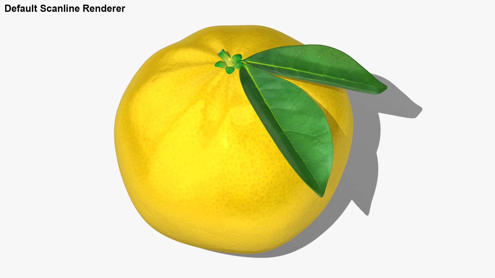 3D Whole Grapefruit Yellow - TurboSquid 1998109