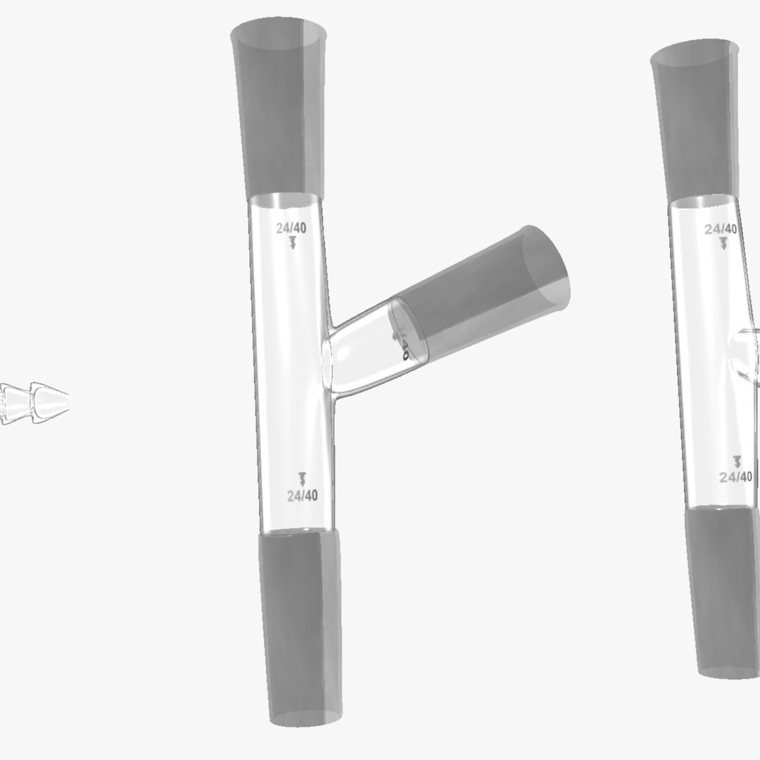 Adapters Chemical Glassware 3d Obj