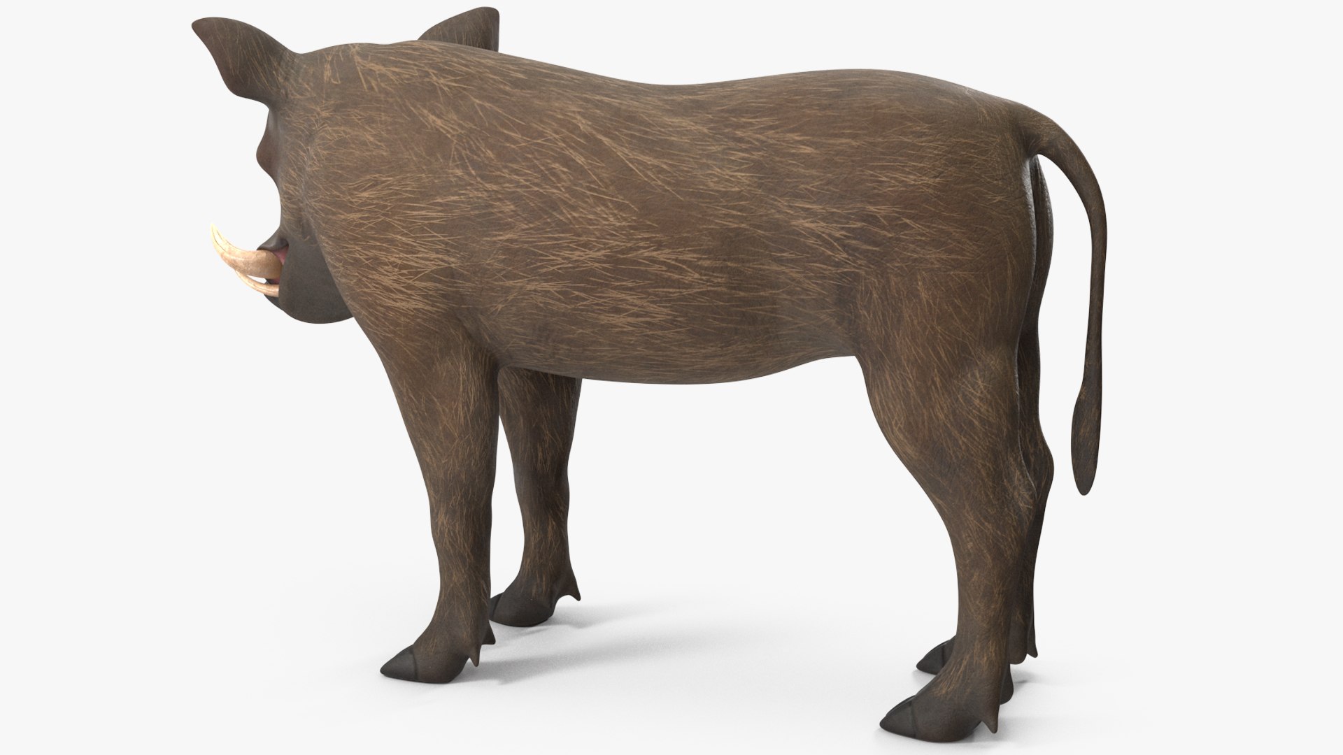 African Boar Standing Pose 3D Model - TurboSquid 2220666