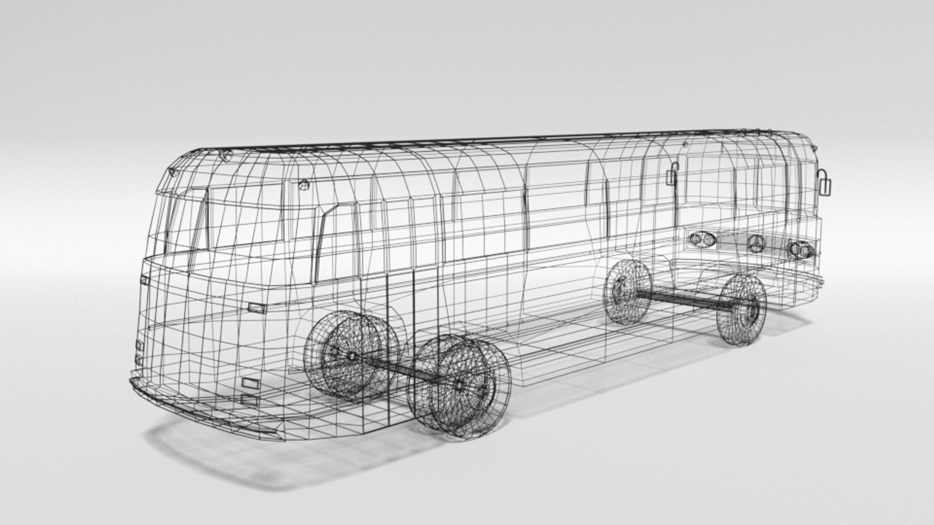 Retro Bus 3D Model - TurboSquid 1512263