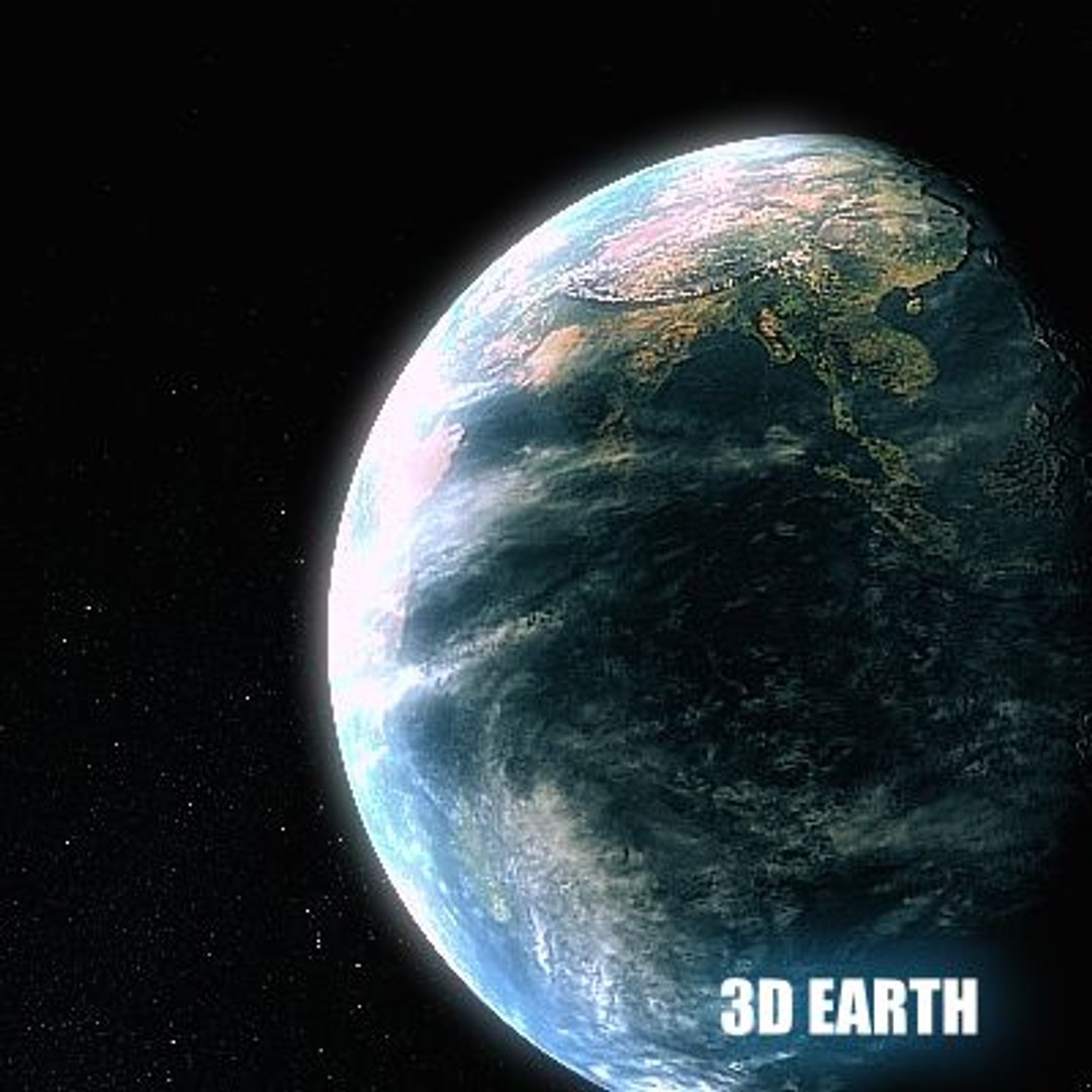 3d model realistic earth