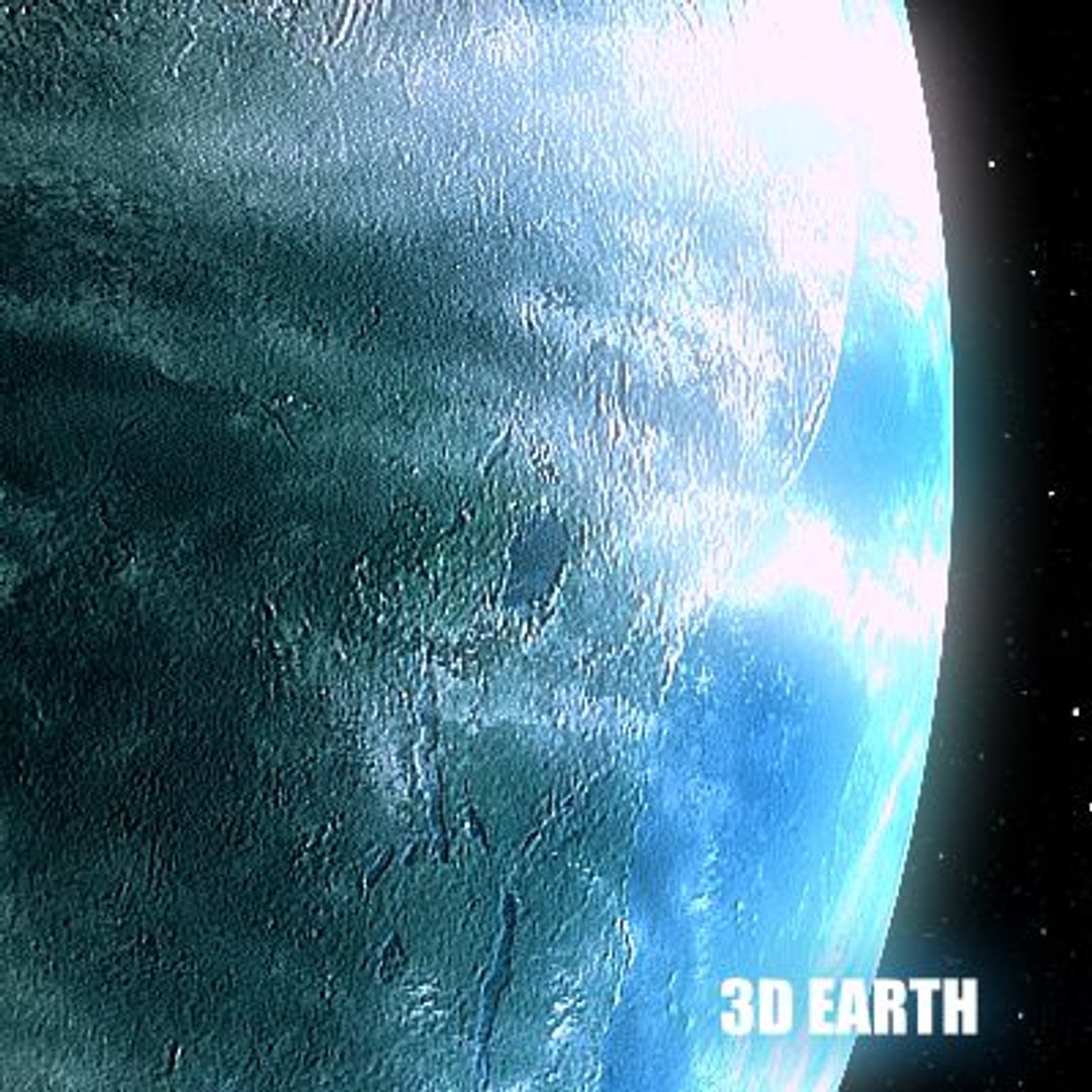 3d model realistic earth