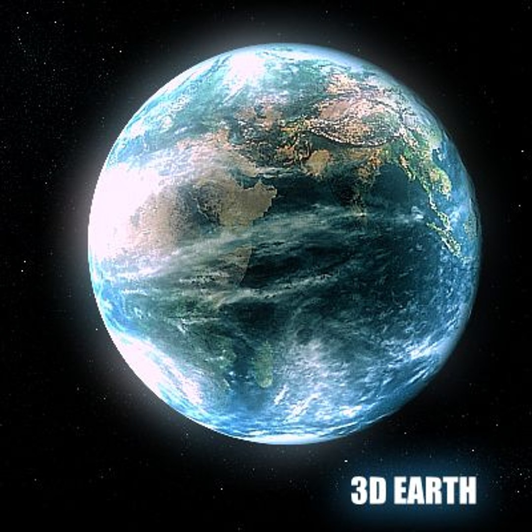 3d model realistic earth