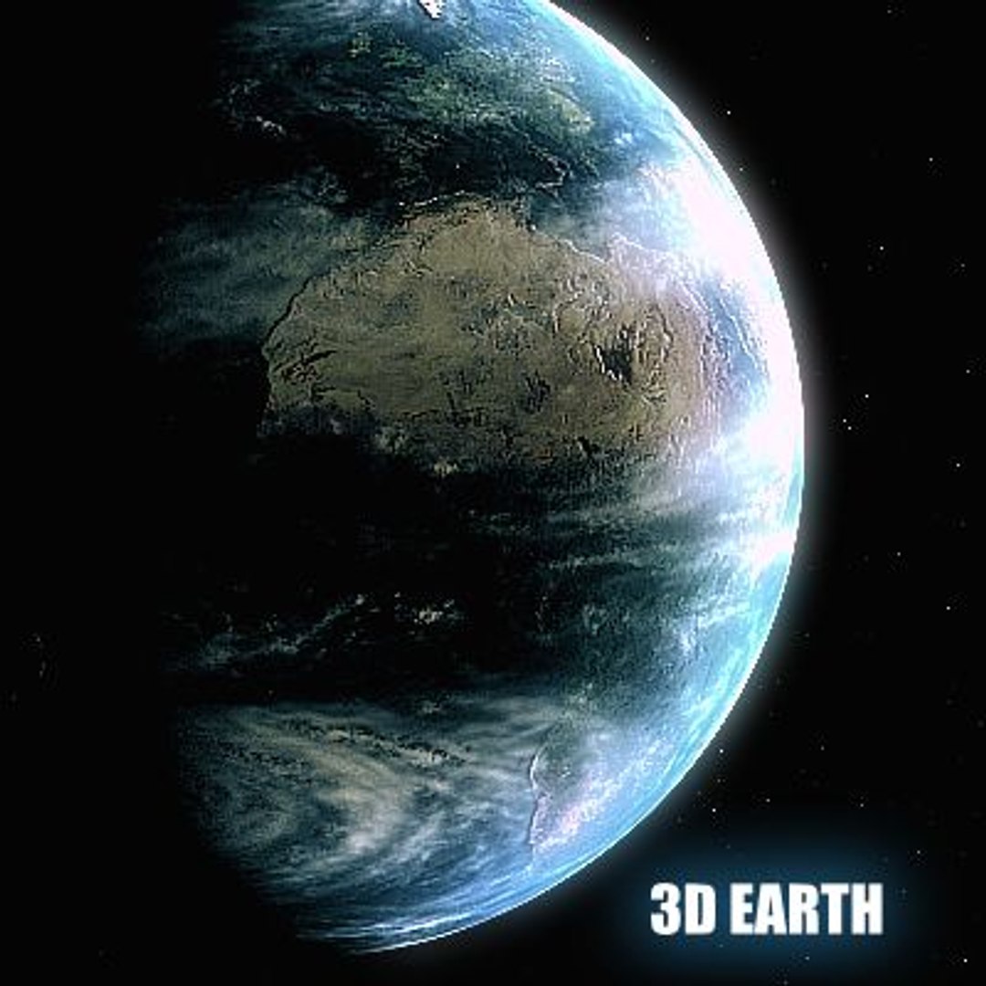 3d model realistic earth
