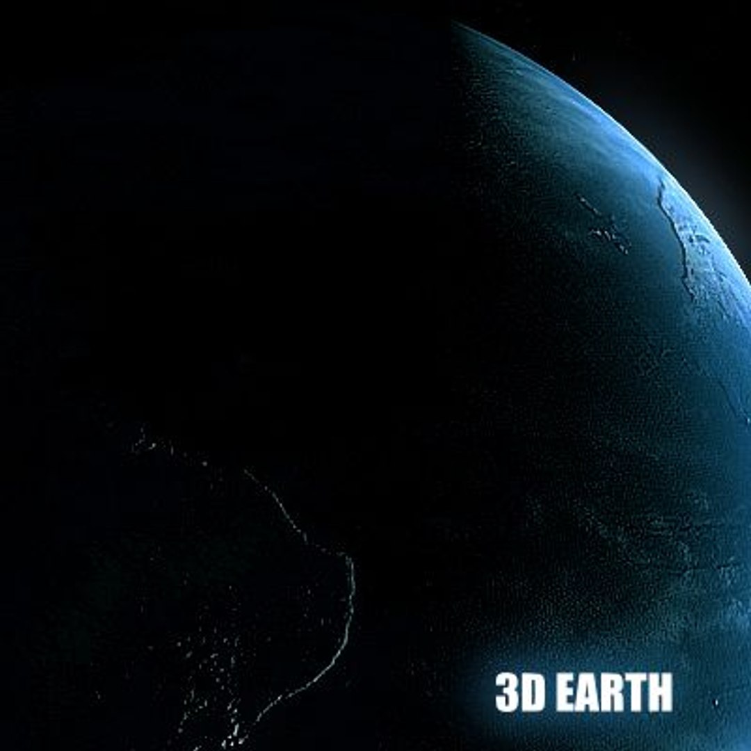 3d model realistic earth
