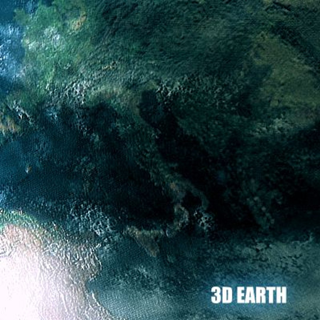 3d model realistic earth