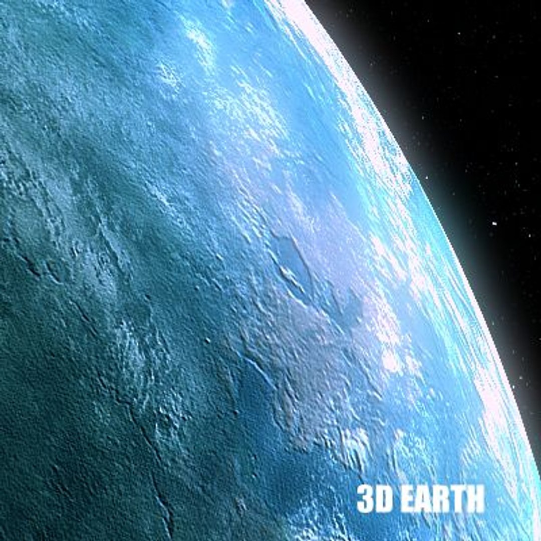 3d model realistic earth