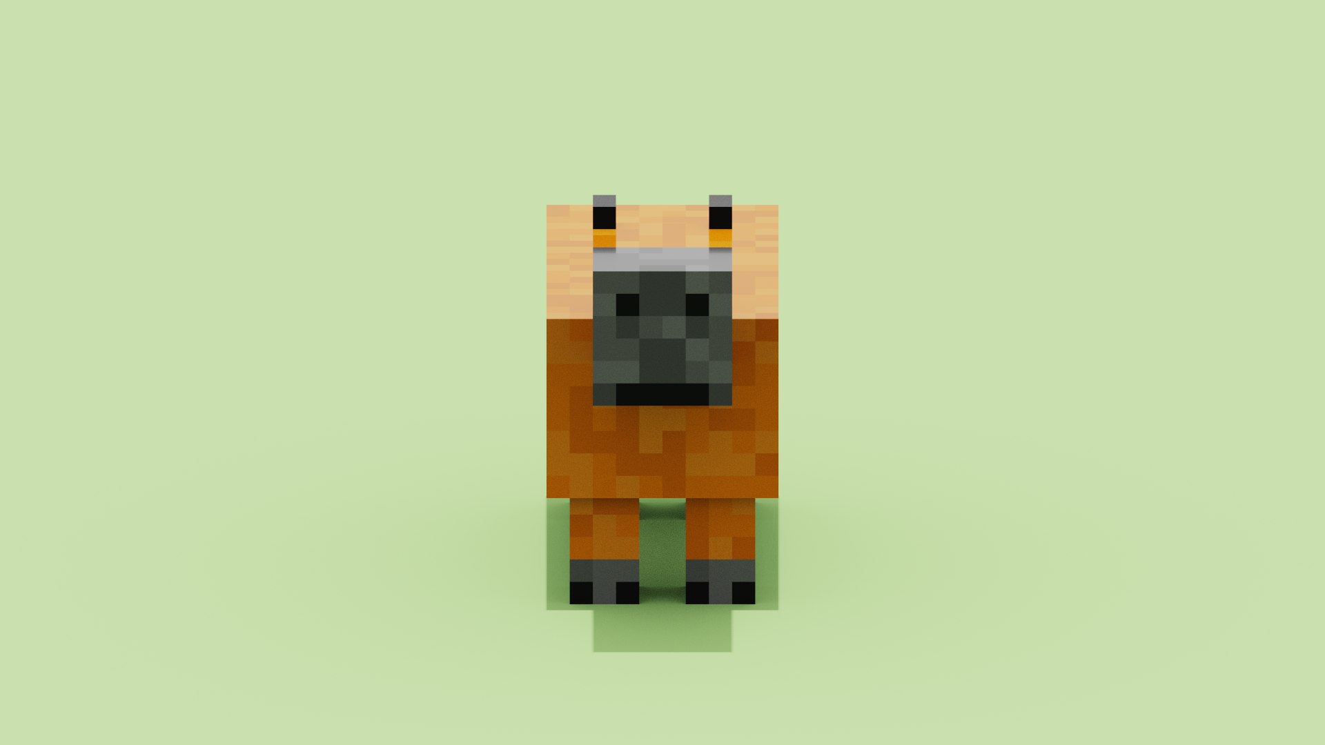 Minecraft Capybara 3D Model - TurboSquid 2076228