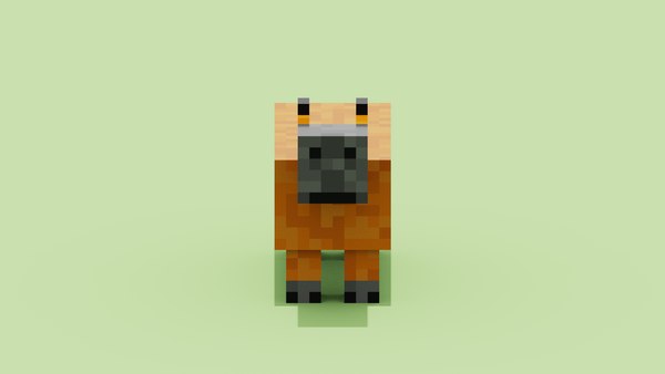 Minecraft Capybara 3D 모델 - TurboSquid 2076228