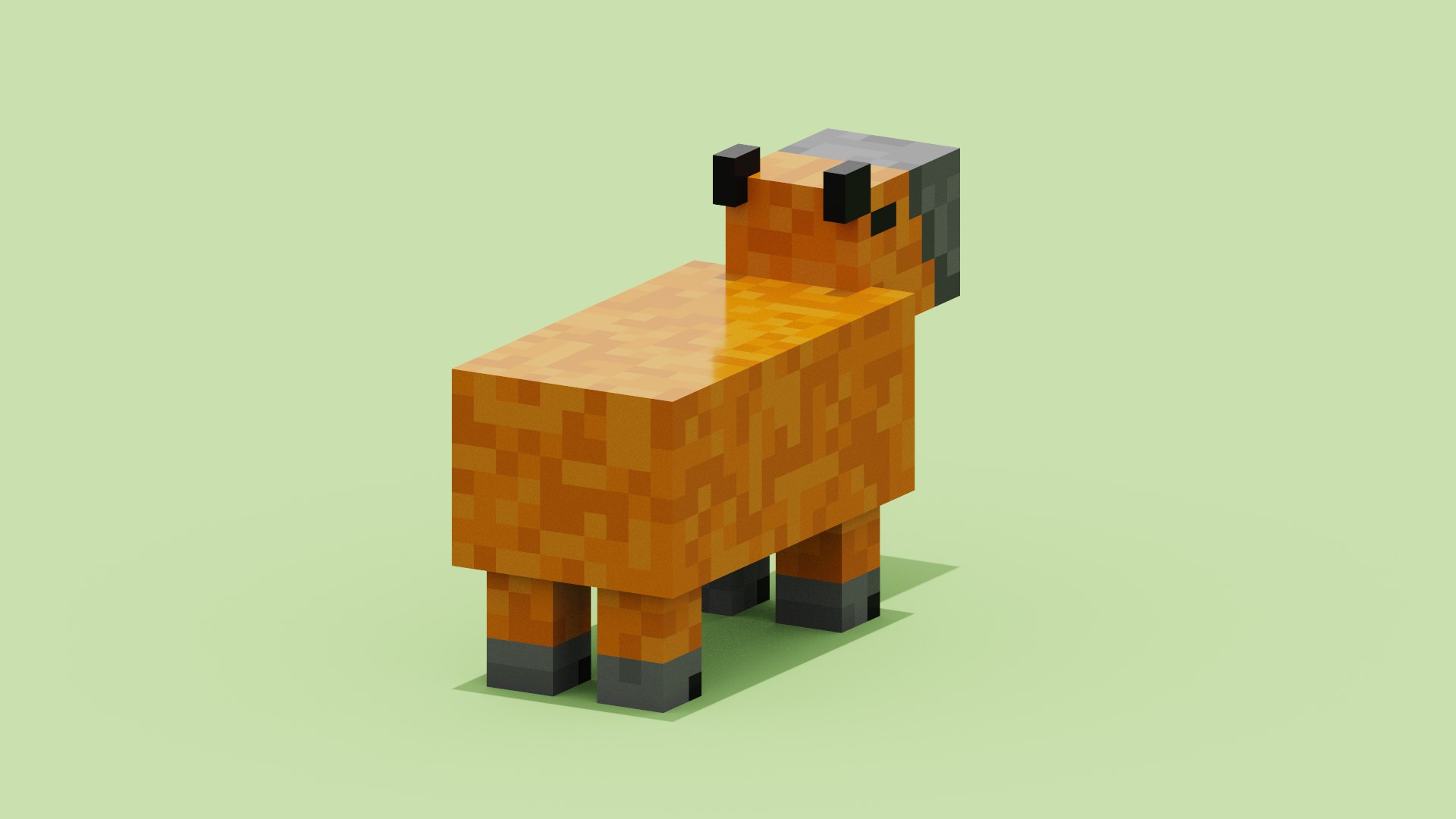 Minecraft Capybara 3D Model - TurboSquid 2076228
