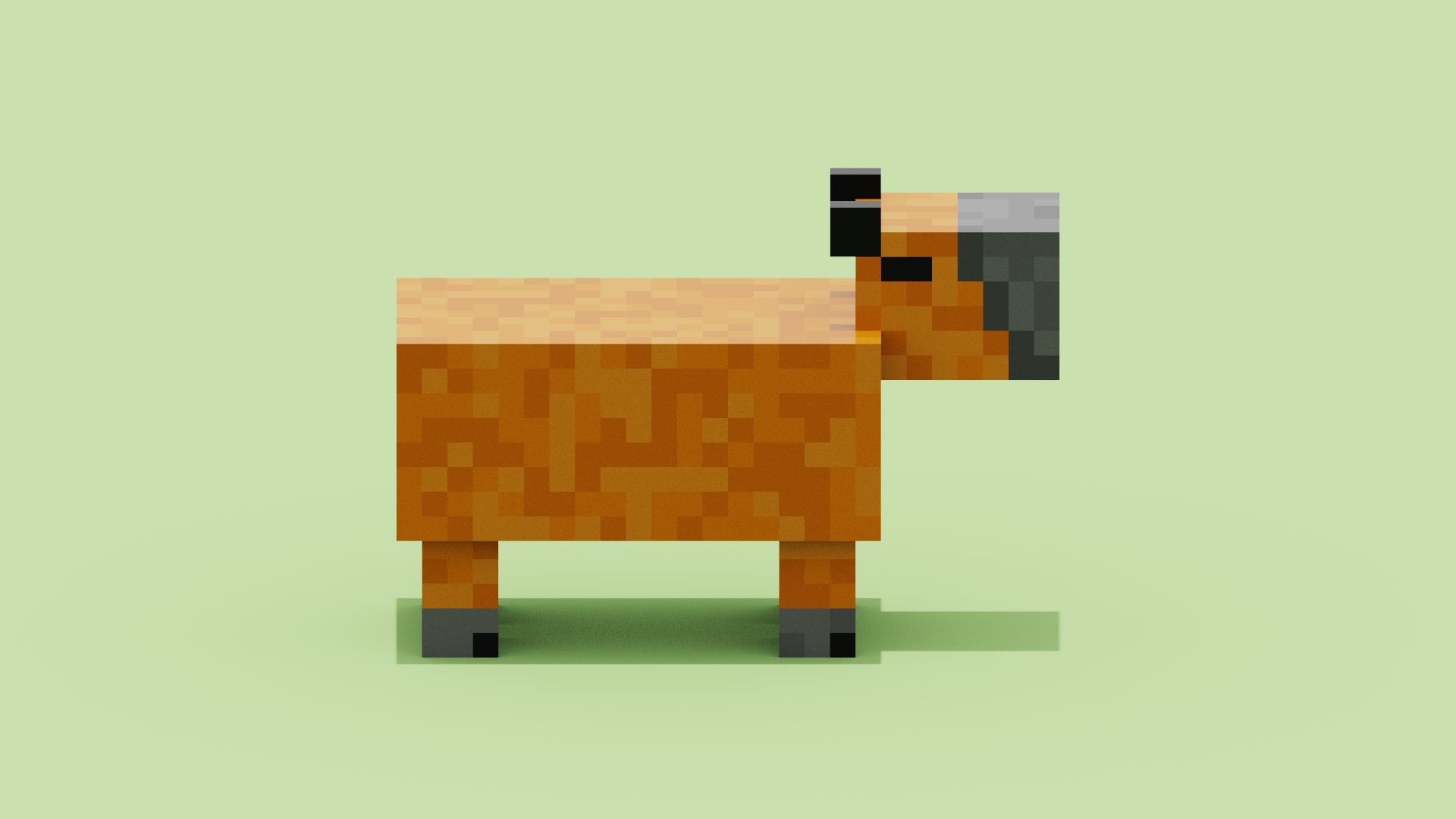 Minecraft Capybara 3D Model - TurboSquid 2076228