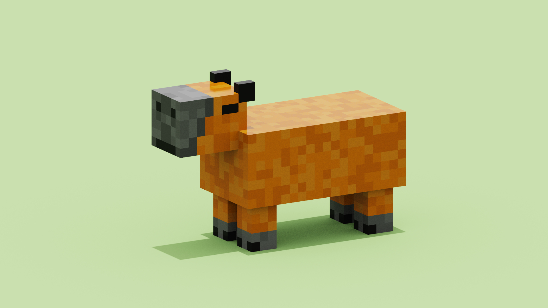 Minecraft Capybara 3D Model - TurboSquid 2076228