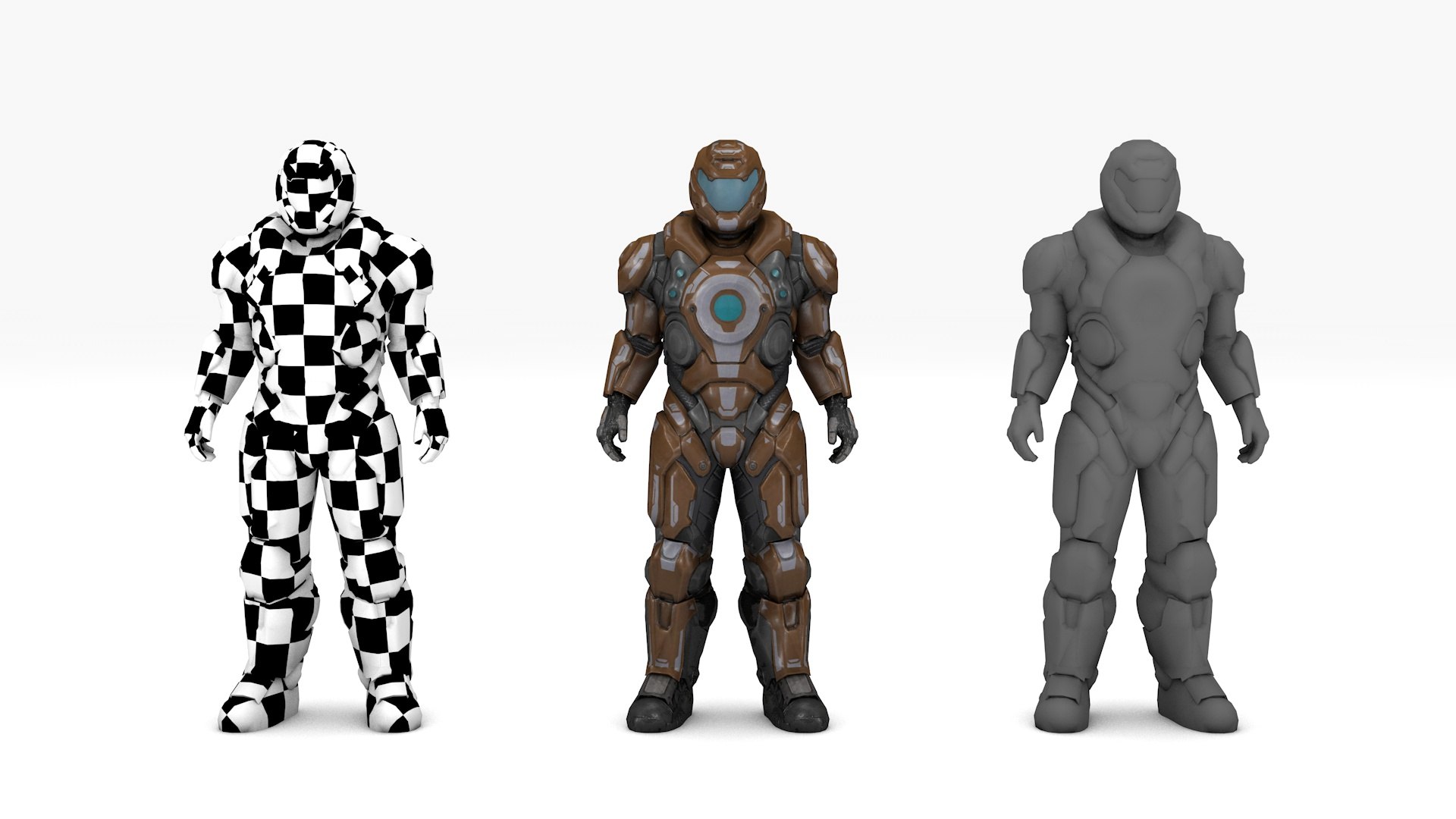 3D Space Soldier V4 Model - TurboSquid 2350511