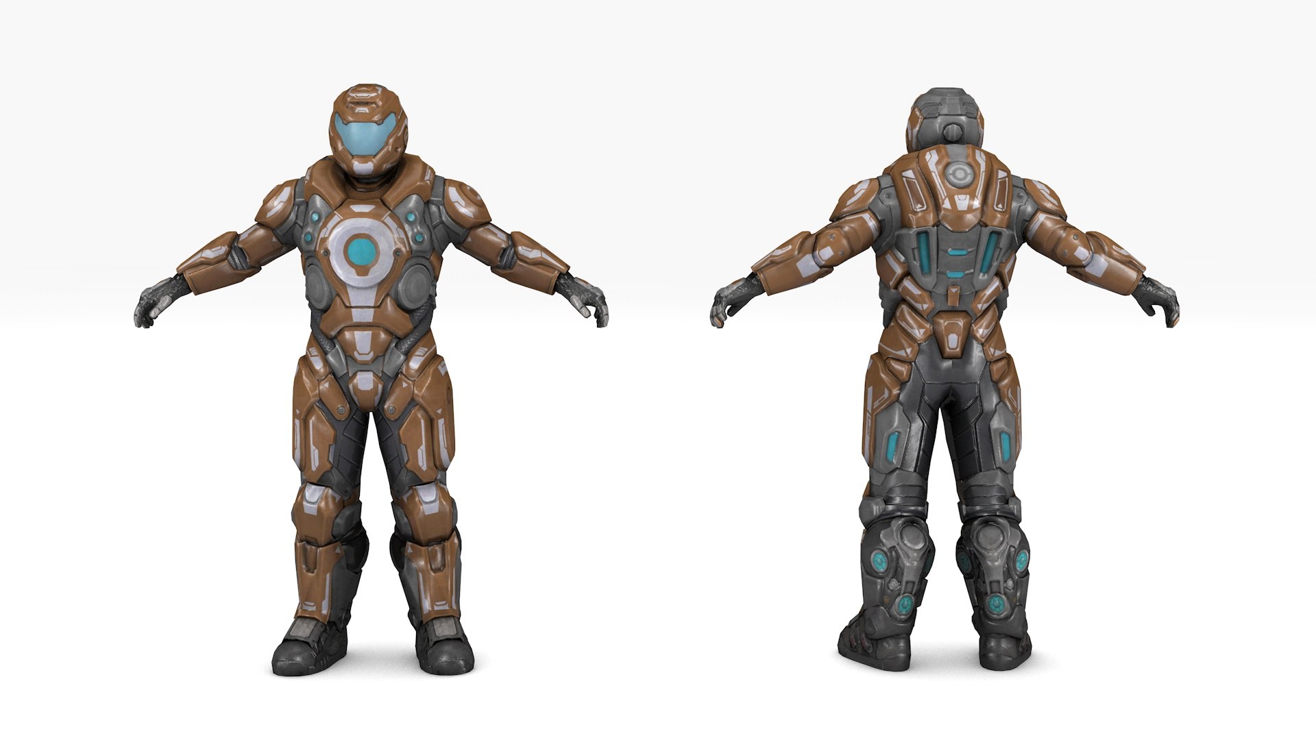 3D Space Soldier V4 Model - TurboSquid 2350511