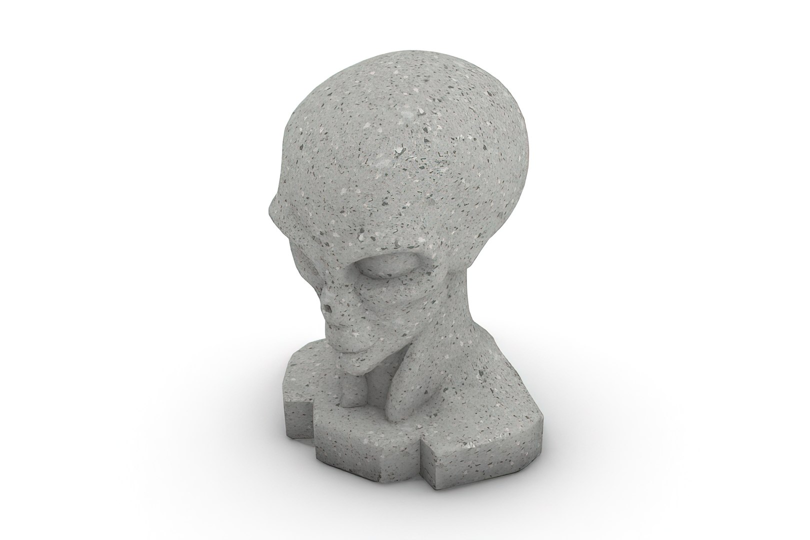 Alien Sculpture 3D Model - TurboSquid 2373621