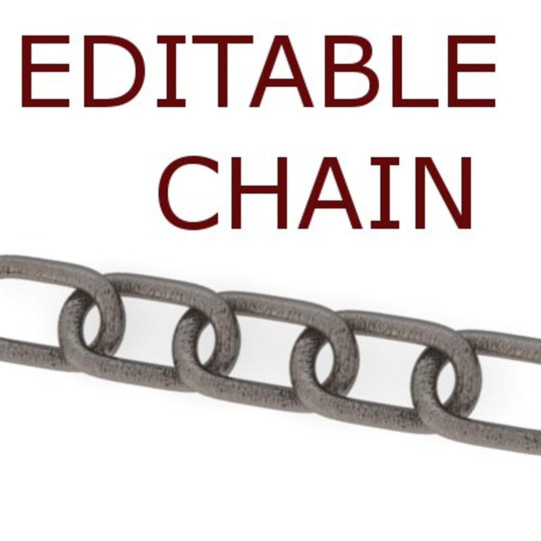 Blender Editable Chain Link